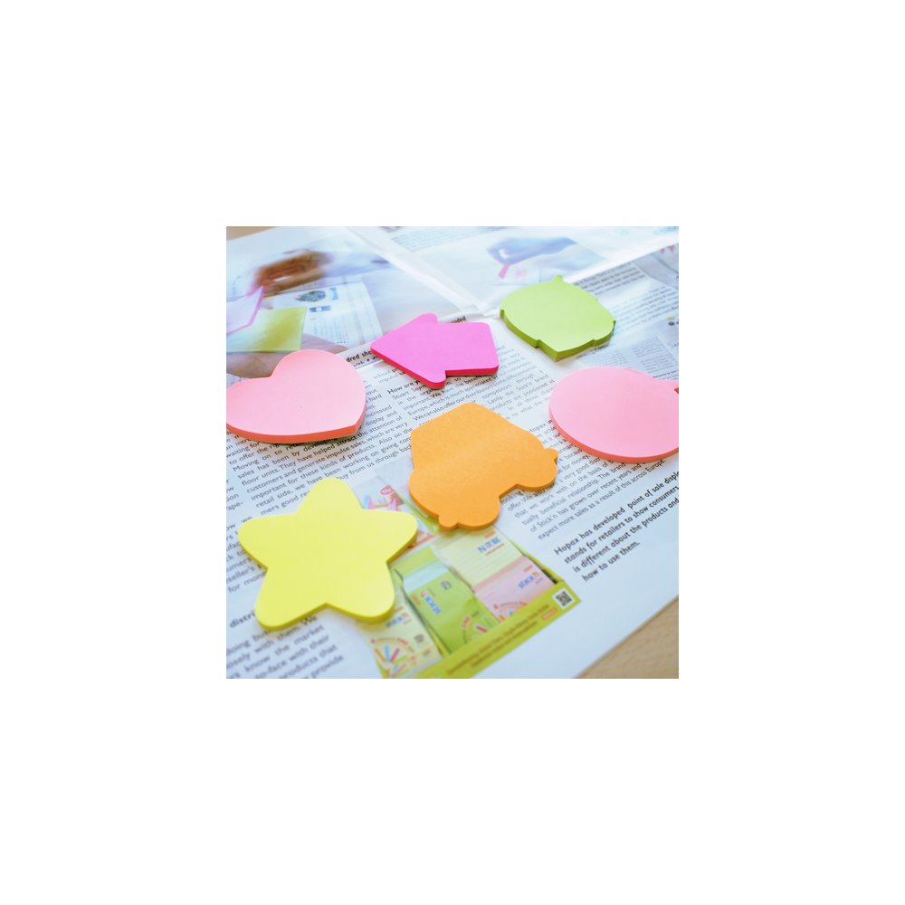 STICK'N DIE CUT STICKY NOTES HEART