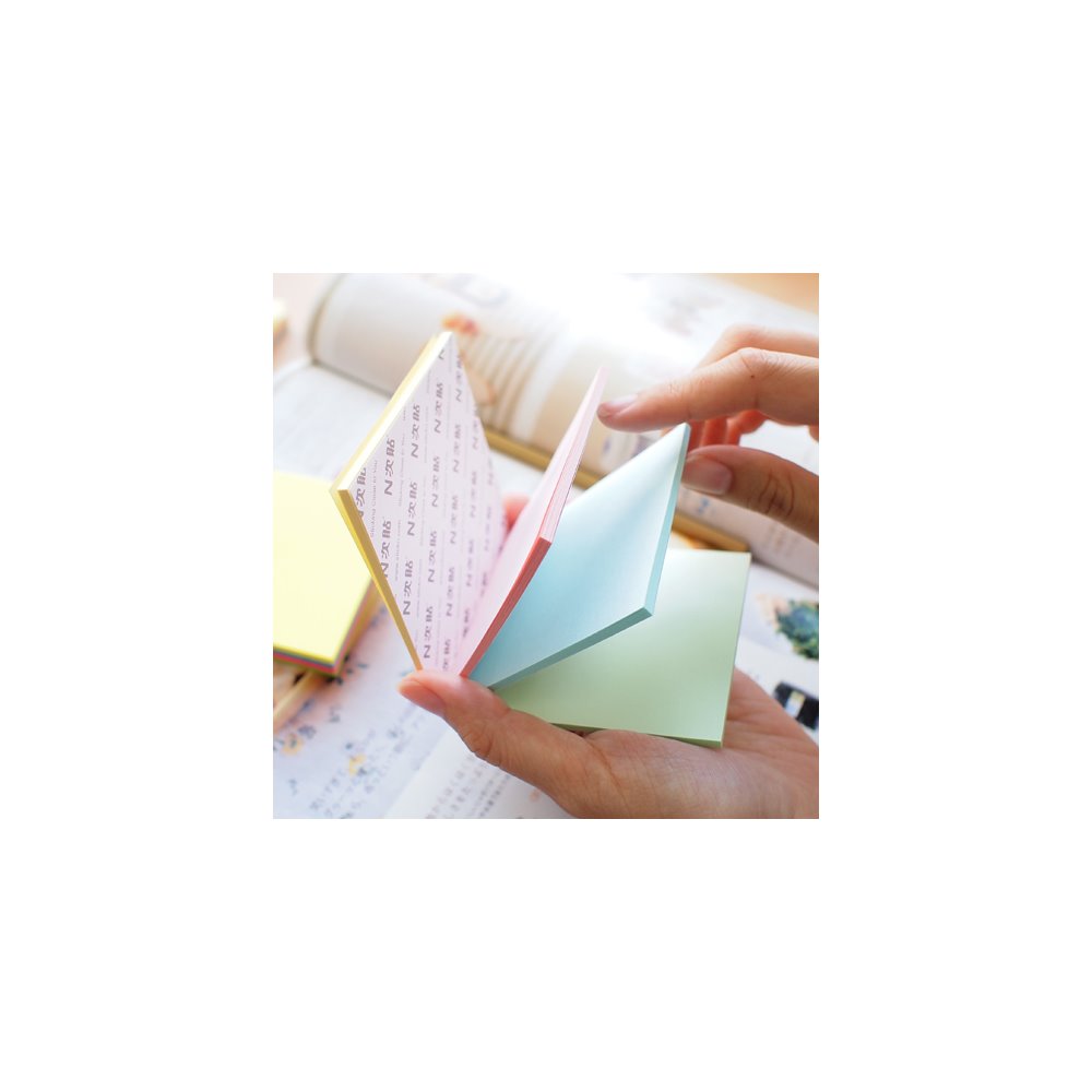 STICK'N 3 x 3" MAGIC PASTEL STICKY NOTES
