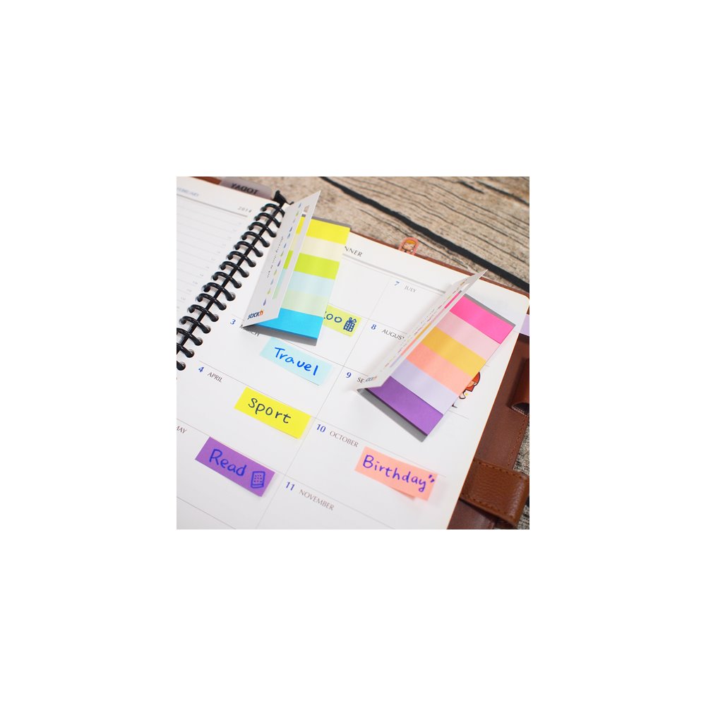 STICK'N PAPER INDEX 6 COLOURS - SPRING