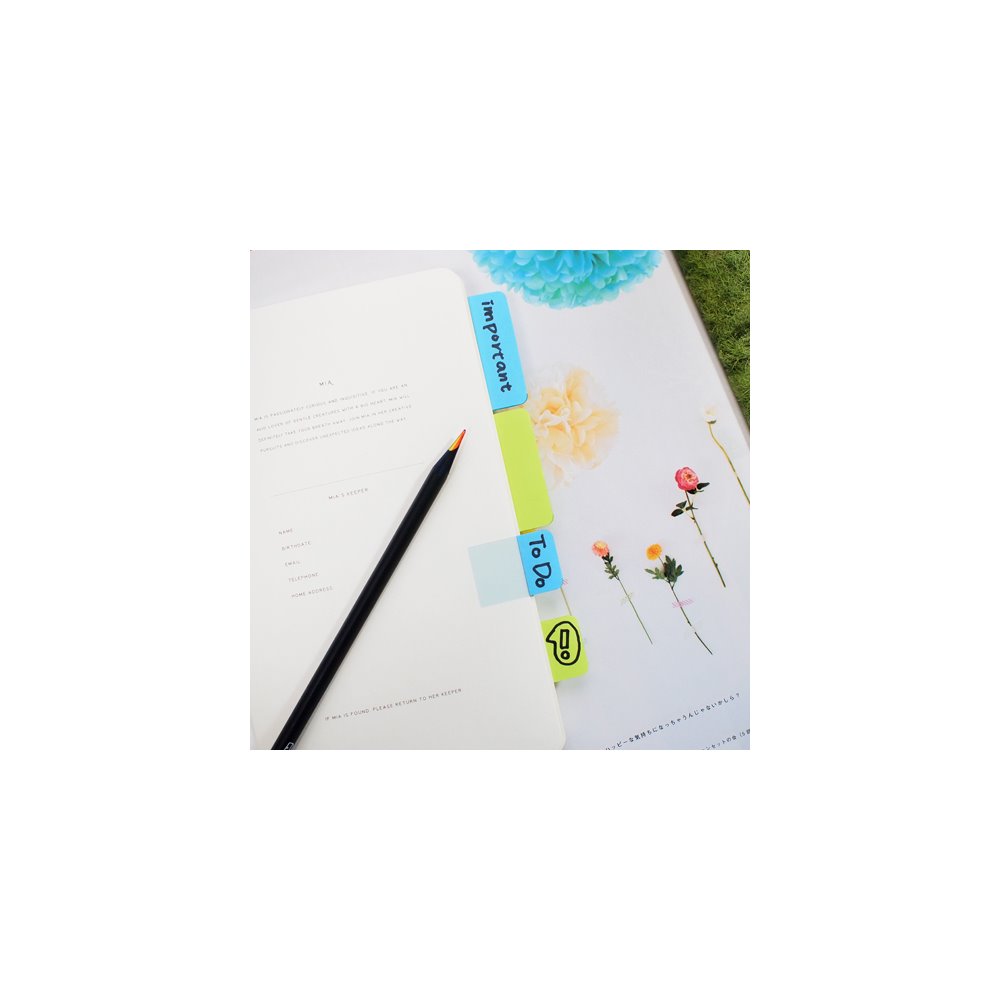 STICK'N ORGANISER FILING TAB