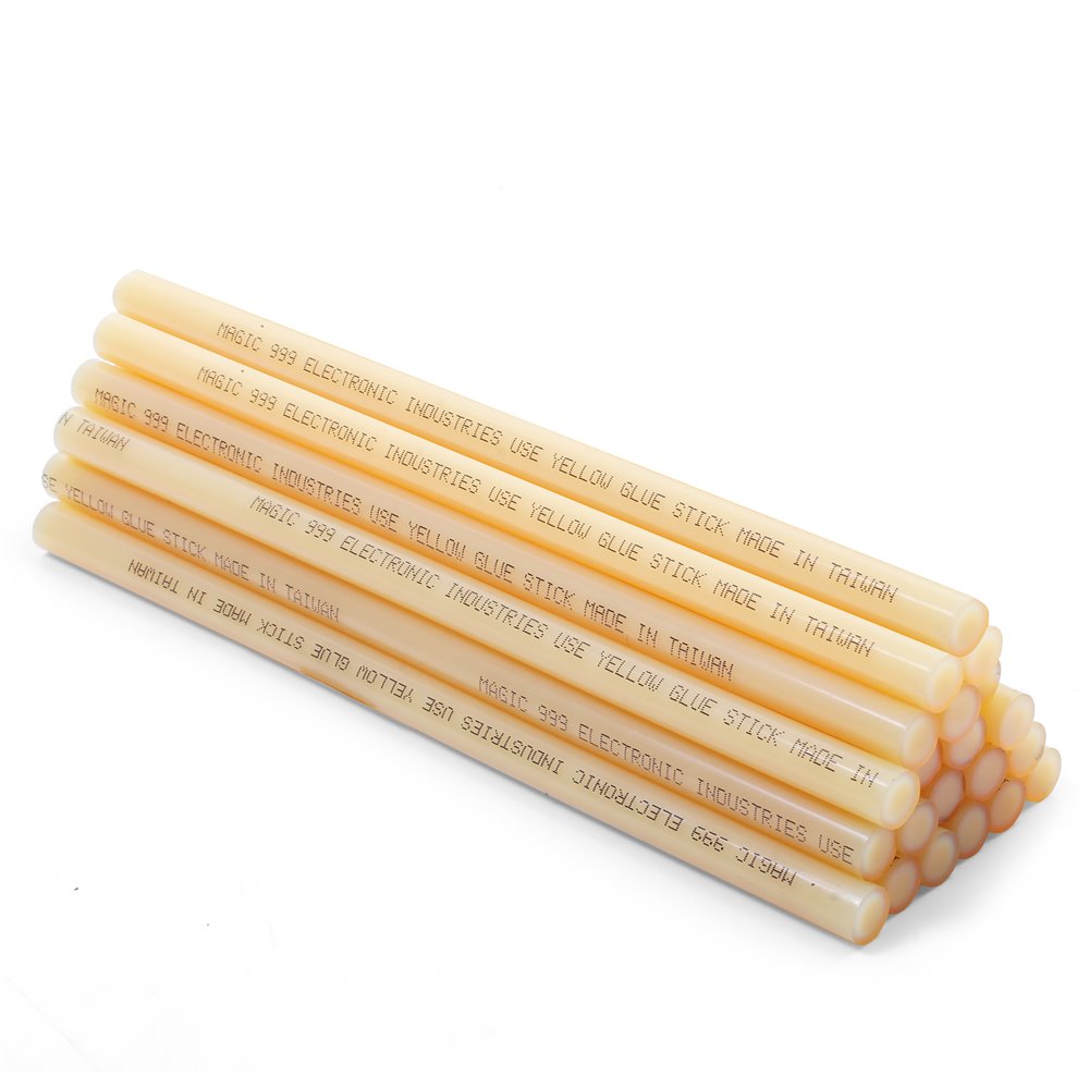 HOT MELT GLUE STICK YELLOW | ELECTRONIC INDUSTRIES USE MADE| MADE IN ...