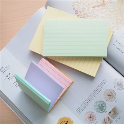 STICK'N 3 x 5" MAGIC LINED STICKY NOTES