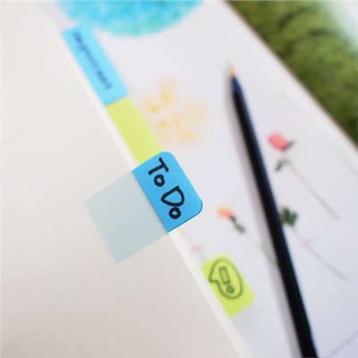 STICK'N ORGANISER FILING TAB